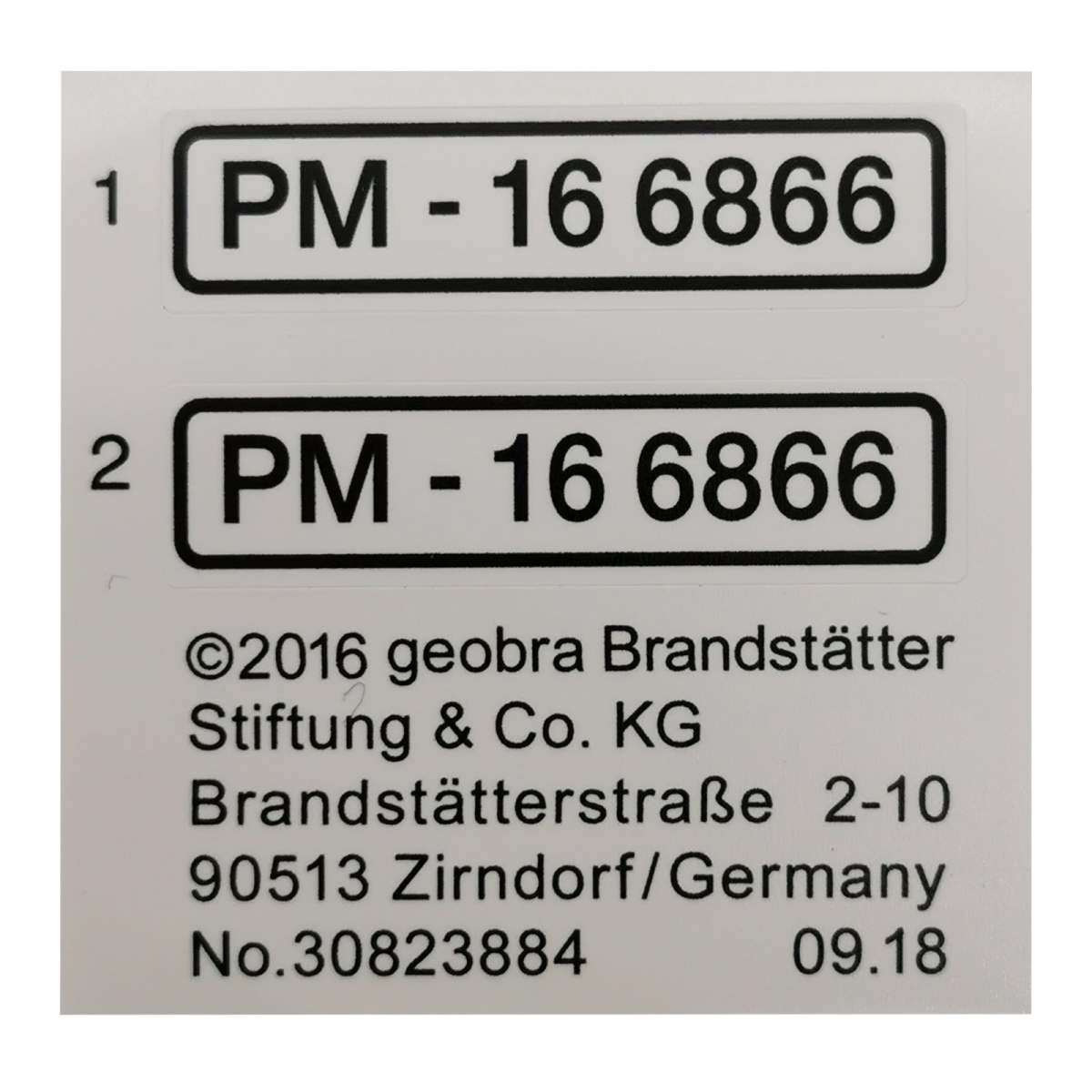 PLAYMOBIL® 6866 Aufkleber 30823884, 0,65