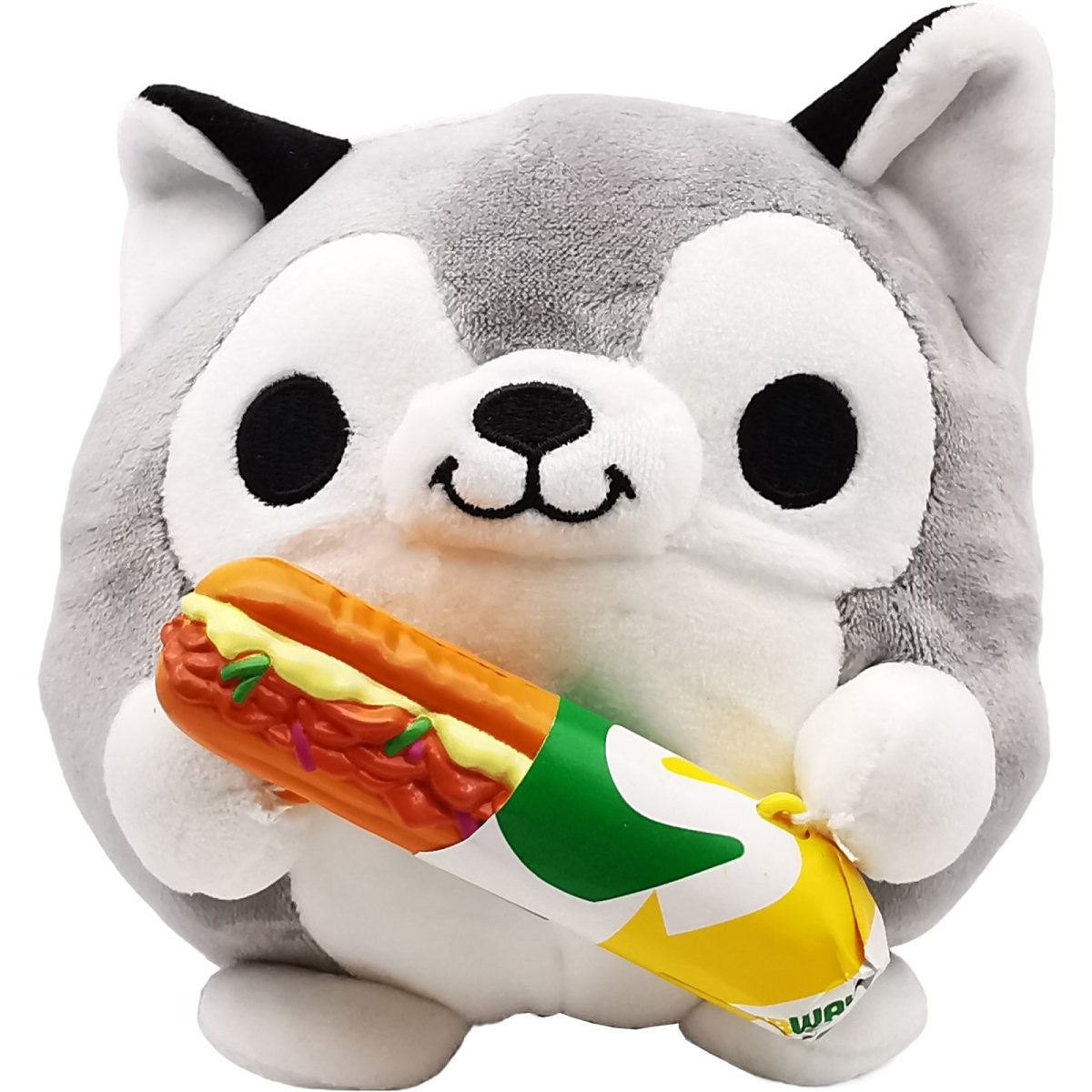 Zuru™ - Snackles Nigel der Husky - 14 cm mit Subway Baguette Kuschelt ...